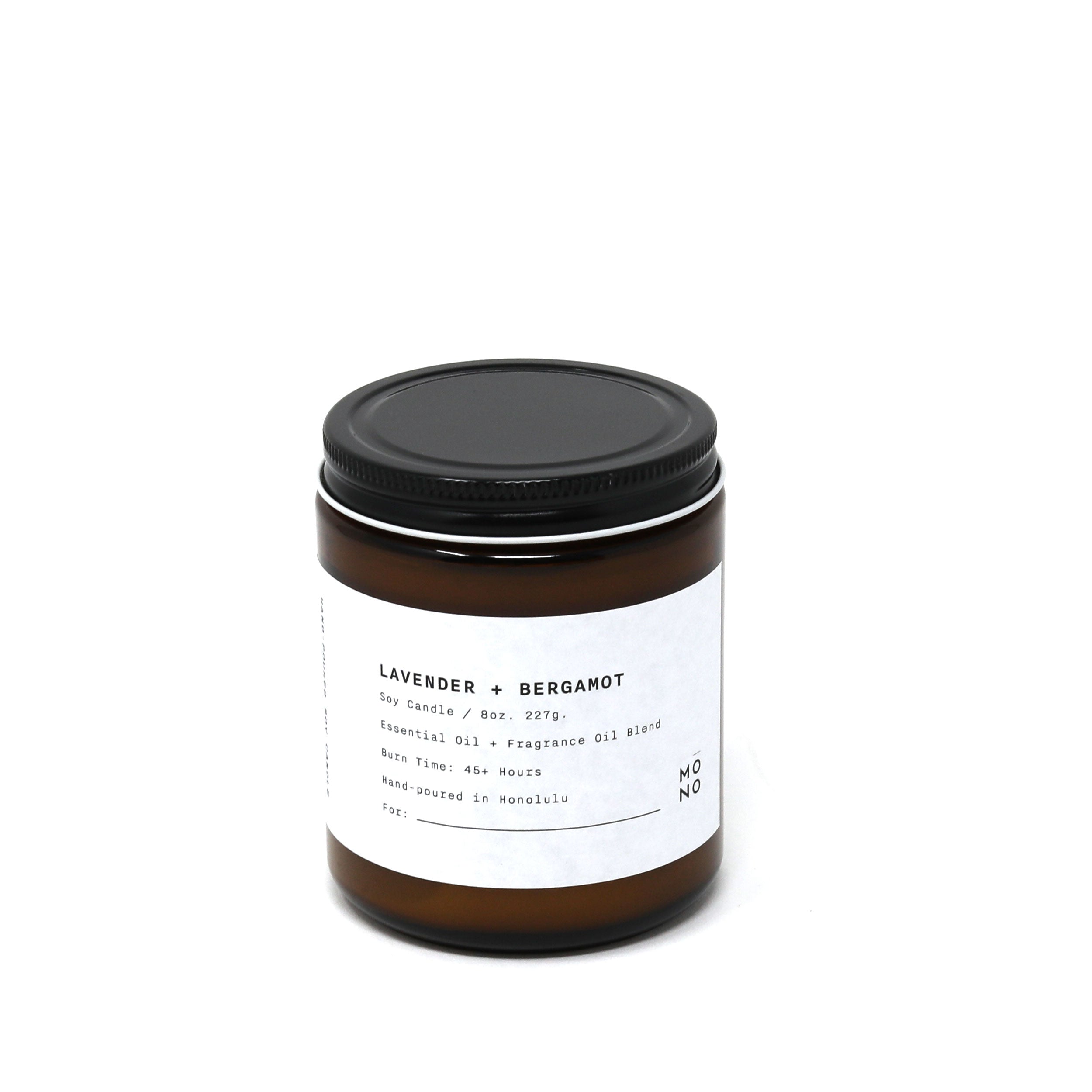 MŌNO Lavender + Bergamot Candle